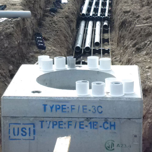 Communication Manhole Inside