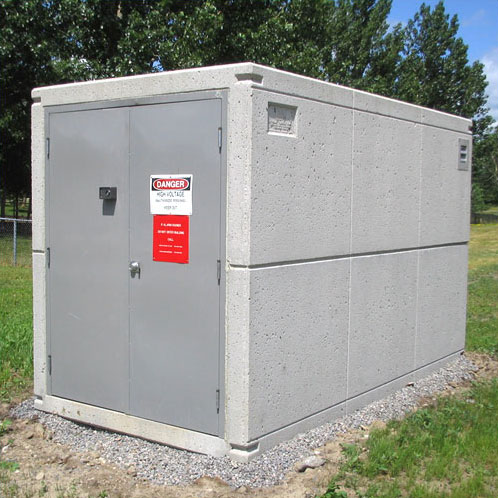 USI - Utility Structures Inc. - Precast Concrete - Storage Sheds